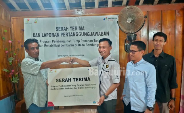 PEPC Serah Terimakan Pembangunan TPT dan Rehab Jembatan Bandungrejo ...